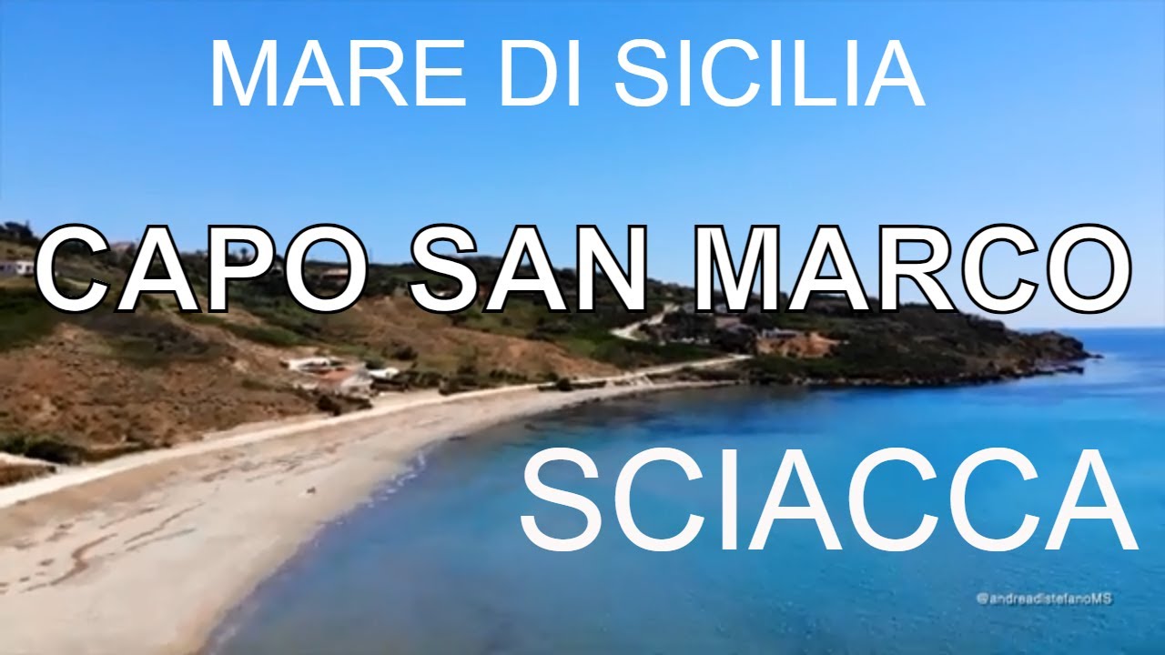 The sea of Sicily. Capo San Marco beach, Sciacca. - YouTube