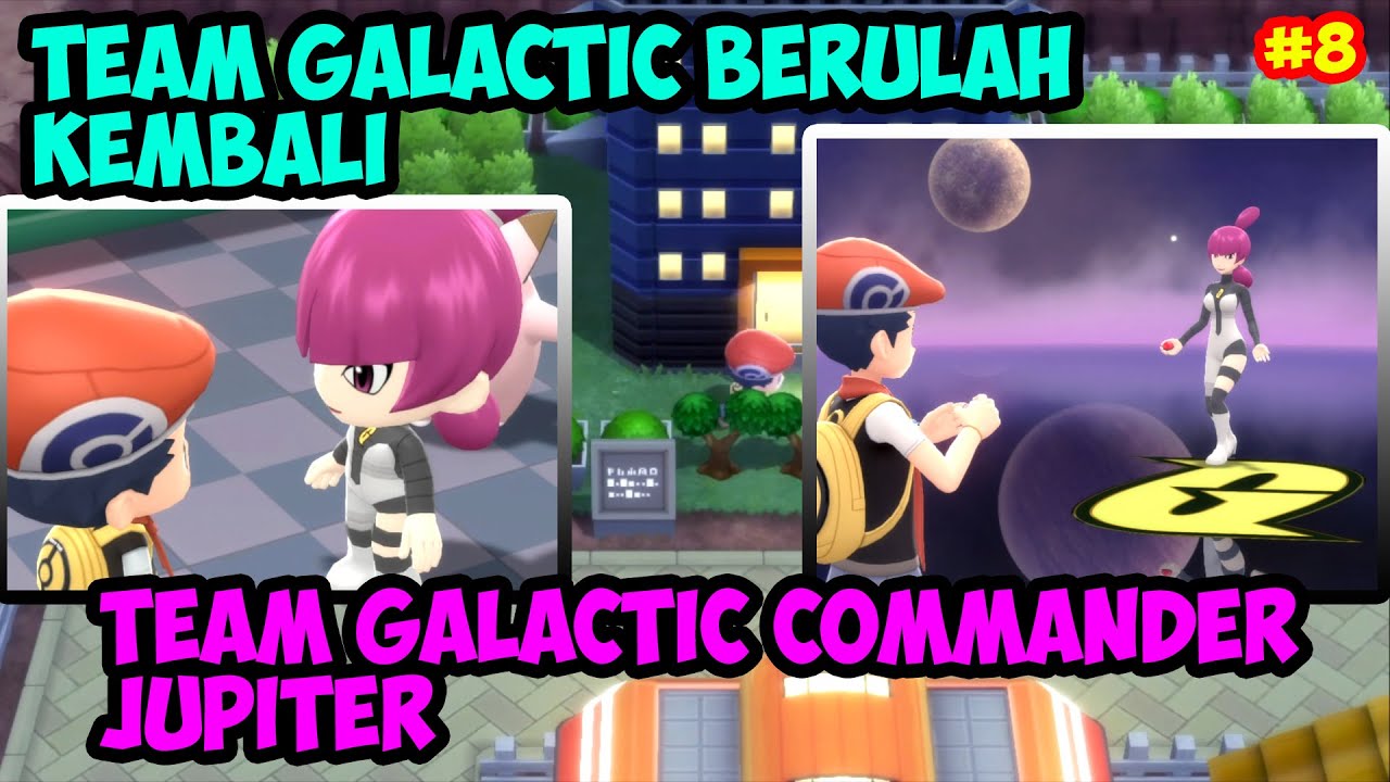 TEAM GALACTIC COMMANDER JUPITER! - Pokémon Shining Pearl Full Game ...
