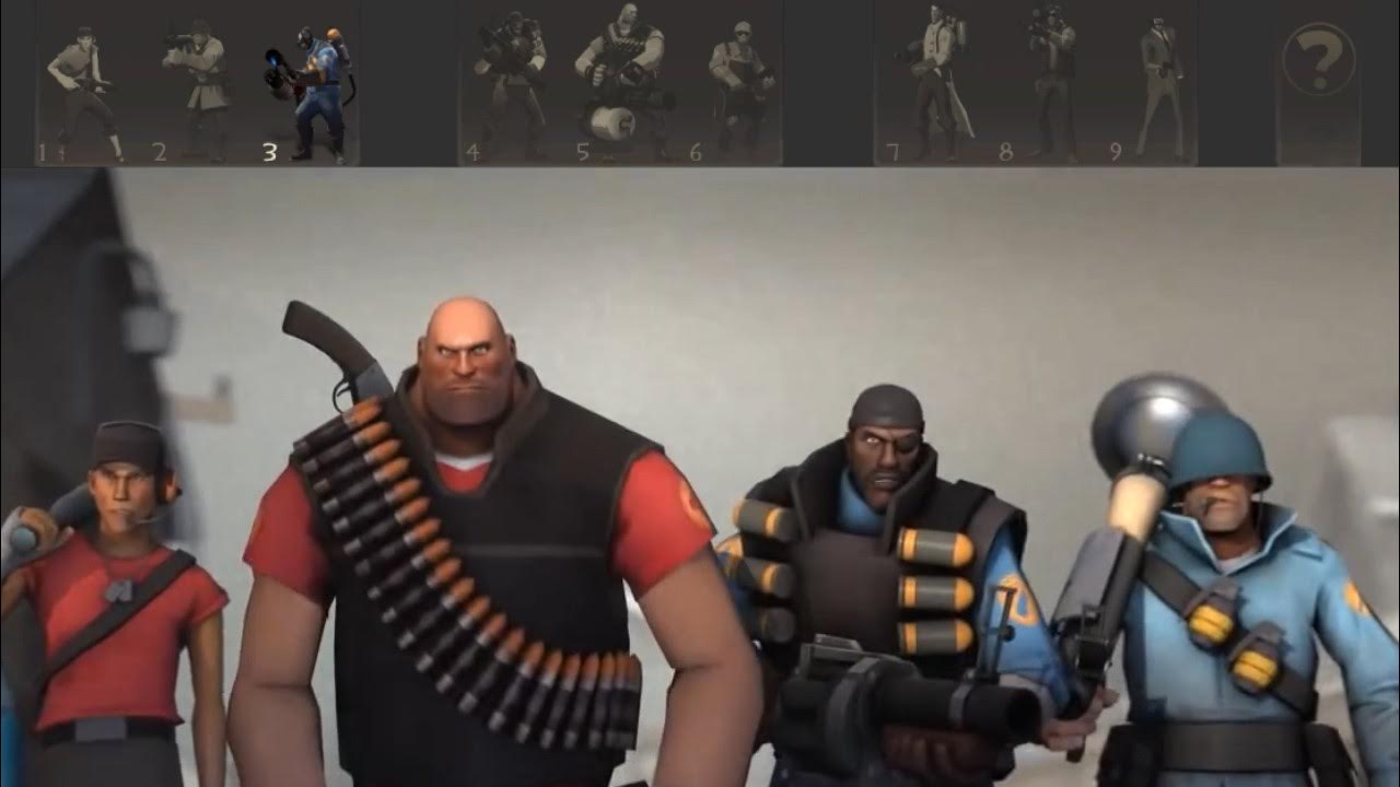 Playing "The Calm" with TF2's Class Selection - YouTube