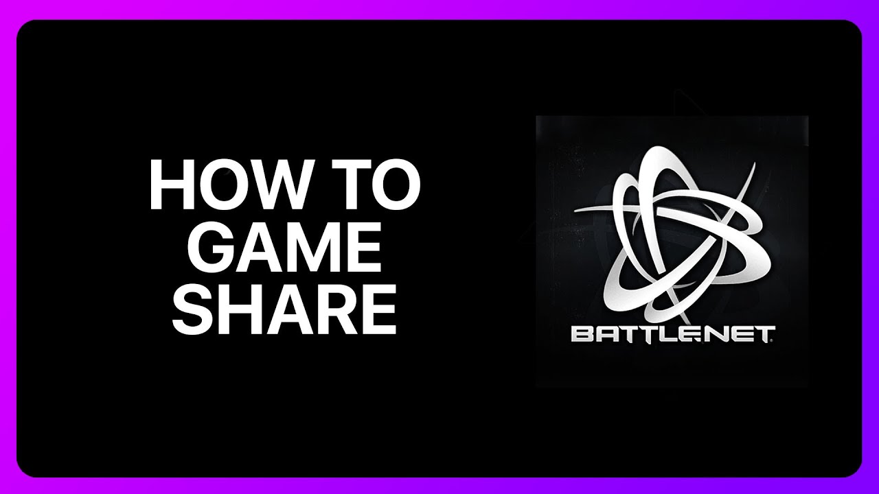 How To Game Share On Battle. Net Tutorial - YouTube