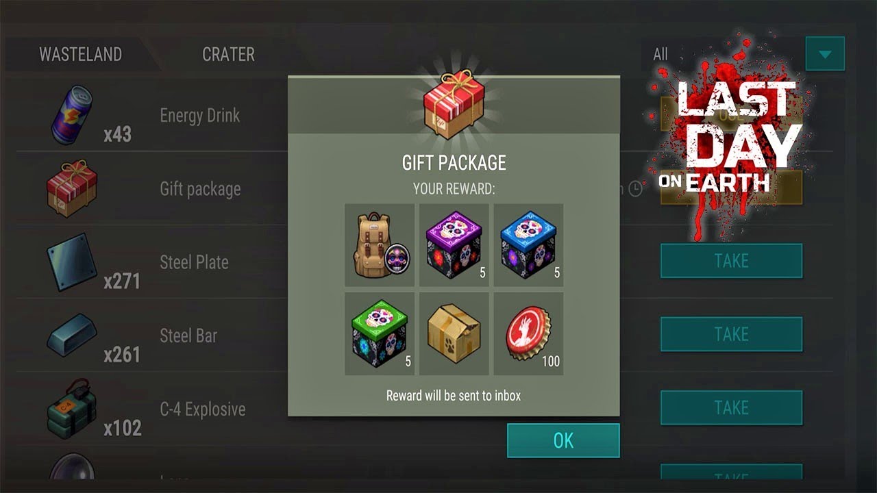 GIFT PACKAGE - LDOE - Last Day On Earth - YouTube