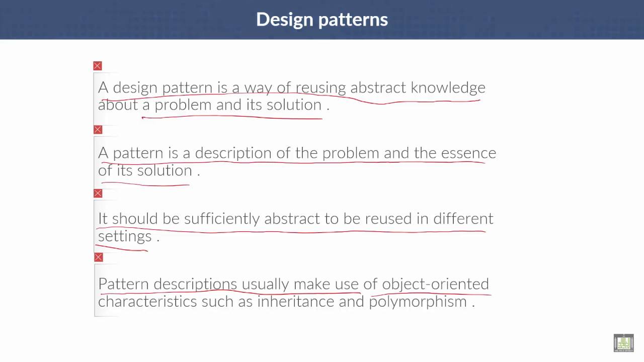 Software Engineering | C6 - L7 | Design patterns - YouTube