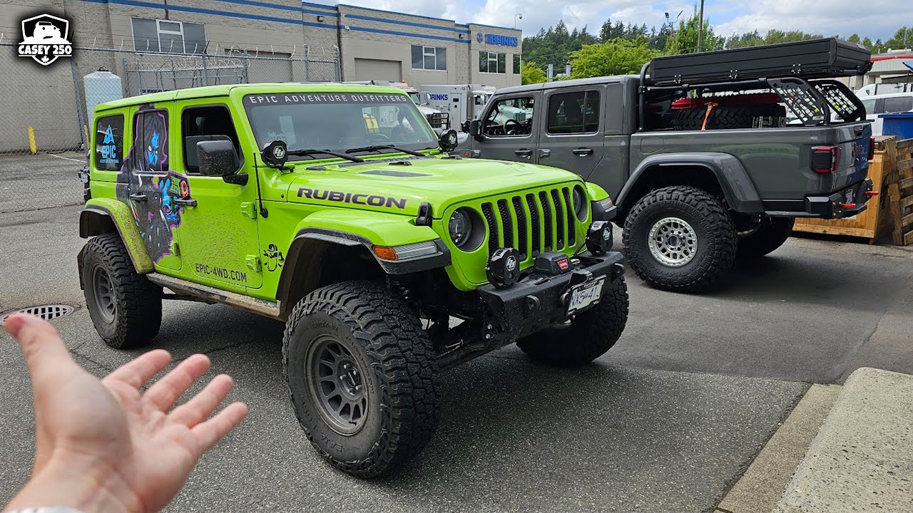 The Most Wicked Jeep Wrangler Build & Picking Up My Broken Gladiator ...