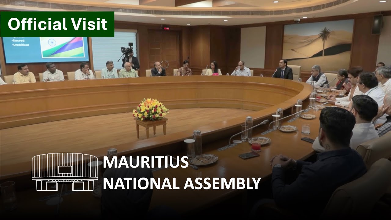 Official Visit of the Speaker Hon. Adrien Charles Duval to India - Day ...