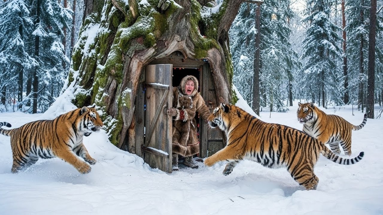 SURVIVAL OR DEATH: The Terrifying Moment 3 Siberian Tigers Ambush an ...