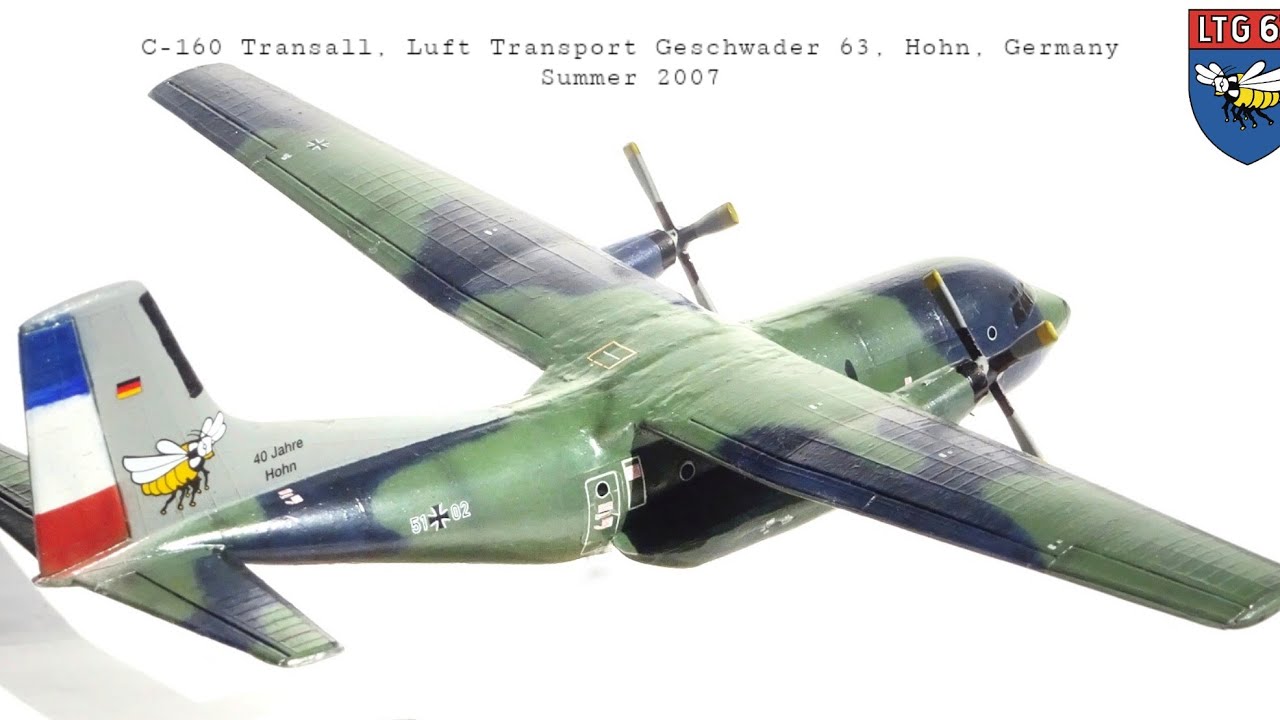 Revell 1/220 C-160 Transall - A complete video build - YouTube