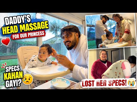 Baby’s Relaxing Oil Head Massage ❤️ But Grandma Lost Her Glasses! 😭 | IndoChina Family Daily Vlog