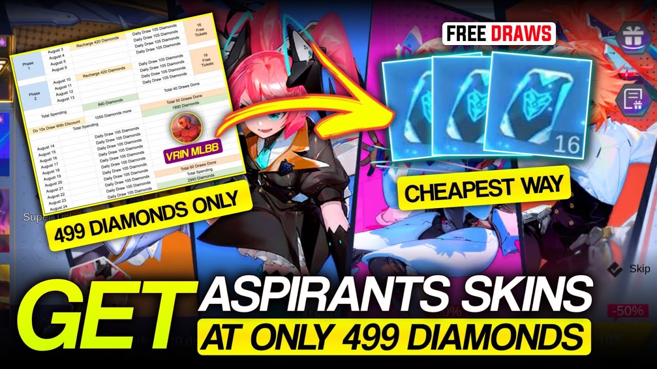 CHEAPEST WAY TO GET ASPIRANTS SKINS , COLLECTOR & FREE EPIC SKINS| FULL ...