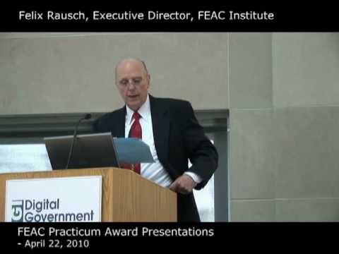 FEAC Institute Practicum Awards Presentations - Part 1 (of 2) - YouTube