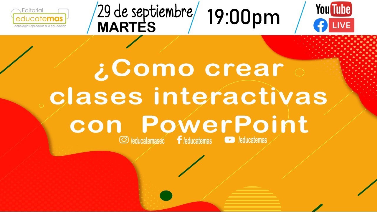 Como crear clases interactivas con PowerPoint Taller 2 - YouTube