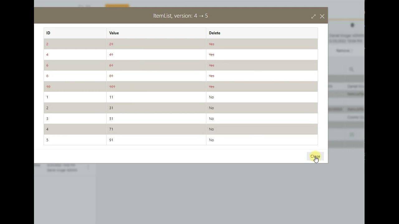 WEBCON BPS Remove dedicated item list row - YouTube