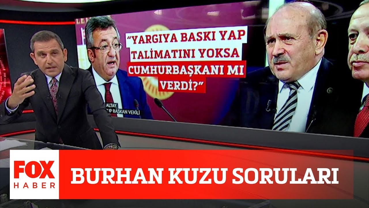 Burhan Kuzu soruları... 2 Haziran 2020 Fatih Portakal ile FOX Ana Haber ...