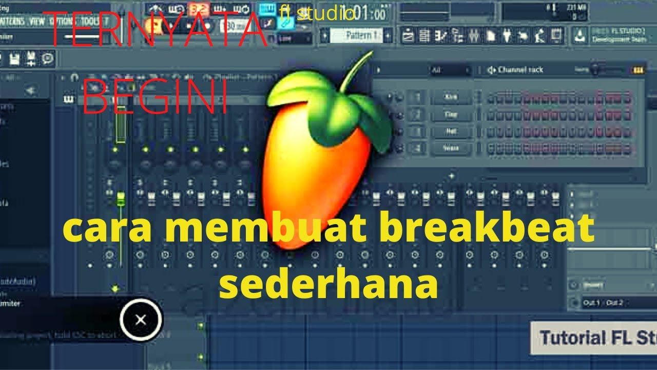 cara membuat breakbeat di fl studio 2020 - YouTube