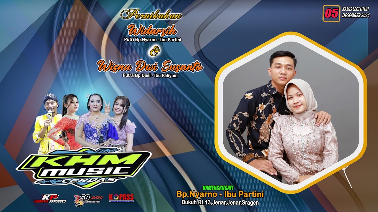 🔴Live Campursari "KHM Music" || SG Audio || KP Pro || Wedding "WINDARSIH WISNU DWI SUSANTO ...