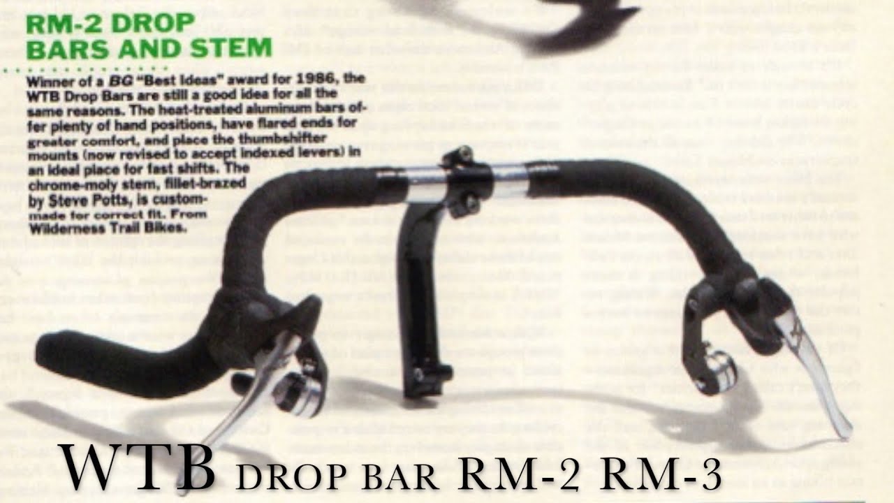 Wilderness trail Bikes "WTB" RM 2 RM 3 Dirt Drop Bar Design by Charlie ...