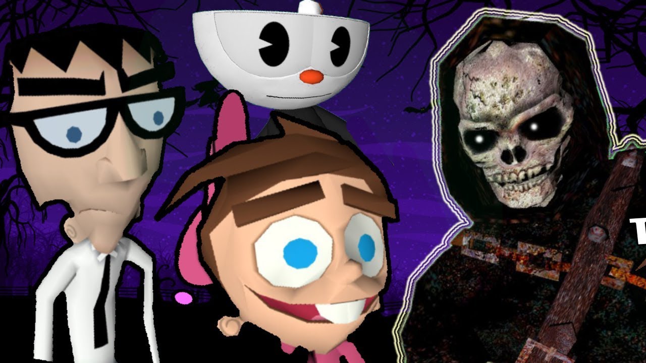 TERROR & SUSTOS con Timmy Turner, Cuphead & MAS - GMOD Mapa de Terror ...