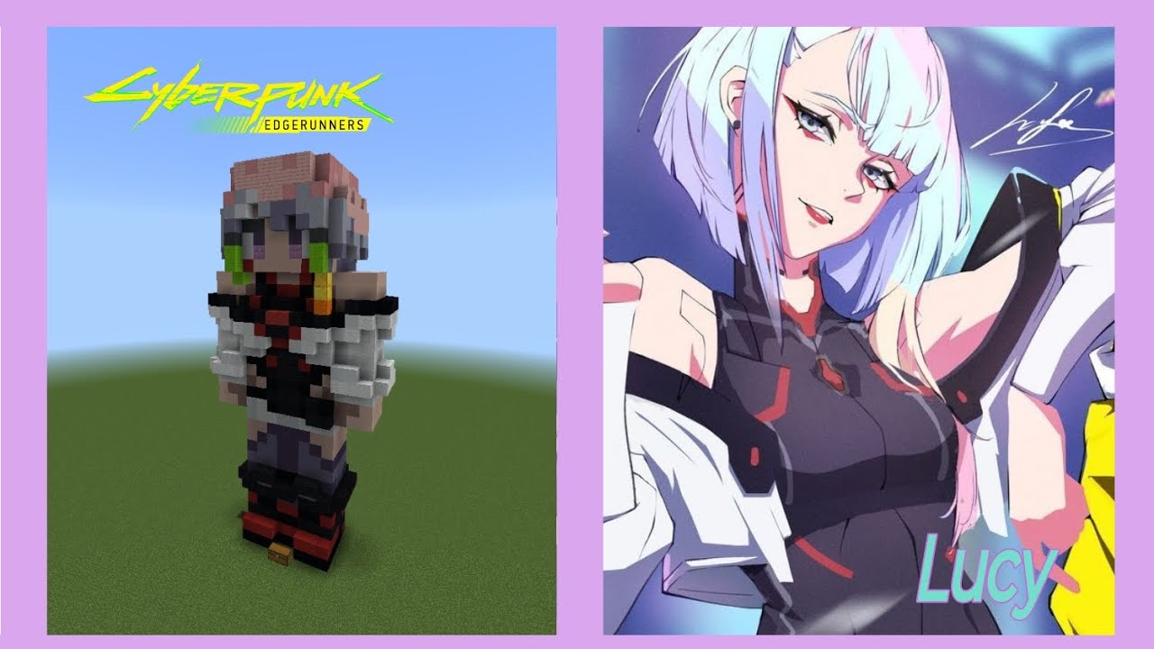 Lucy | Cyberpunk Edgerunners | Minecraft Tutorial - YouTube