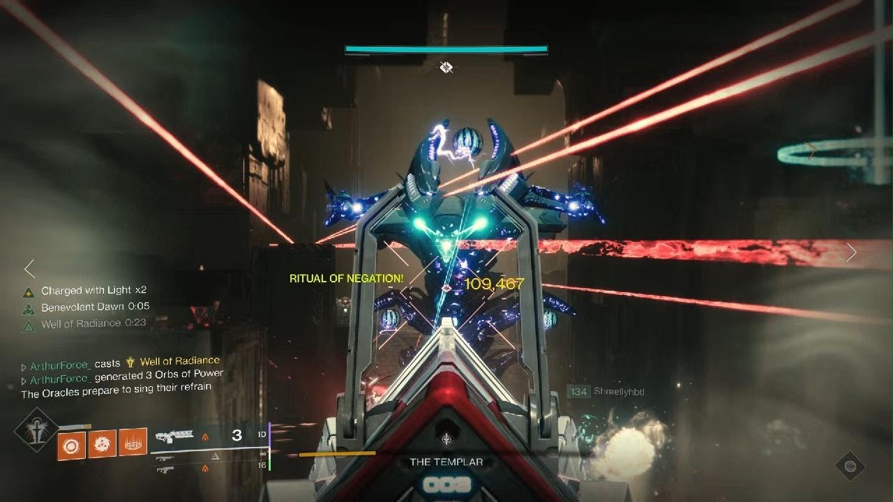 Destiny 2 VoG Master Templar with perma banner - YouTube