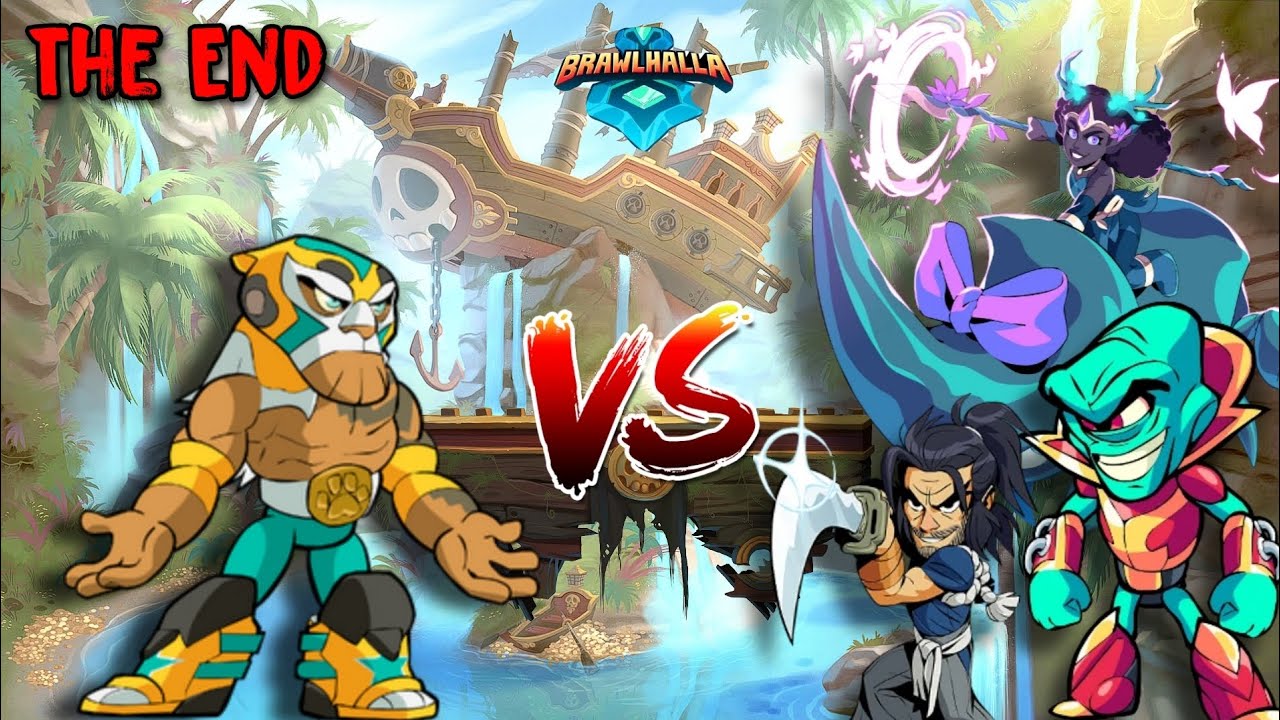 Brawlhalla | TEZCA | 1 vs 3 | Gameplay | Giải Trí Game - YouTube
