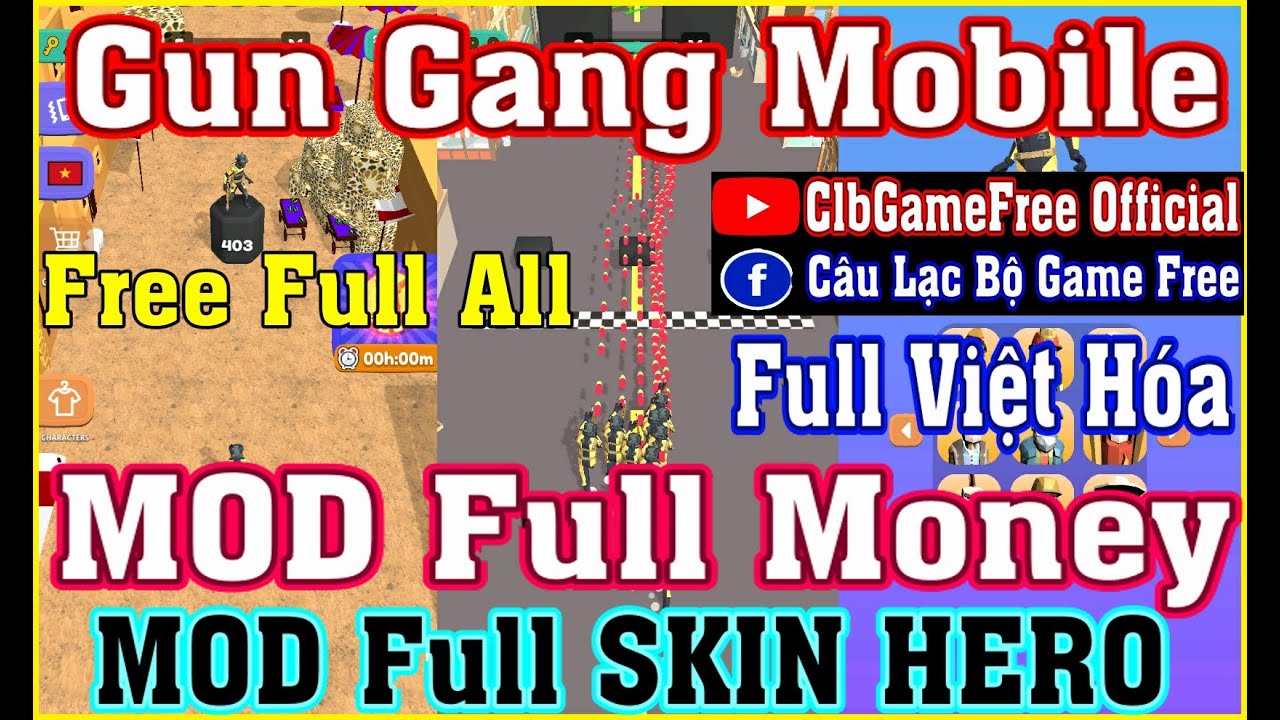 《MobileGame》Gun G.A.N.G VH - Free Full All - Free Full Money + Full ...