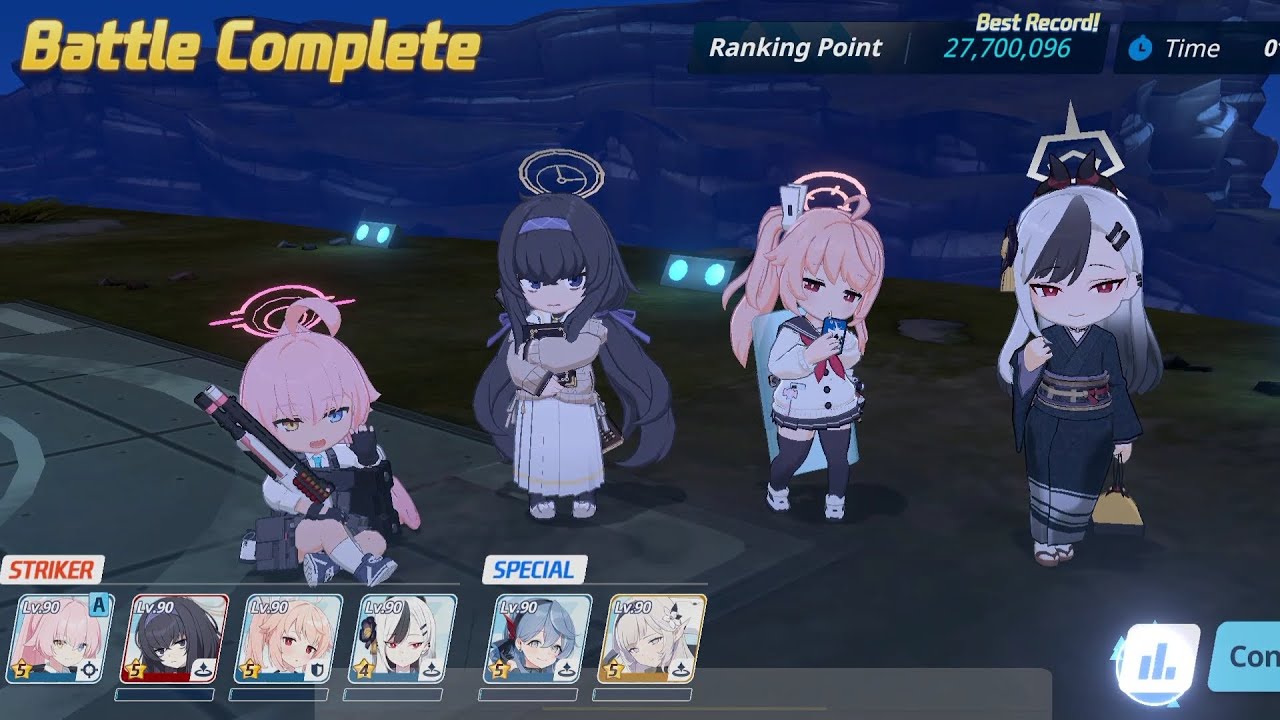 Blue Archive - Raid Perorodzilla Insane Field Warfare 27.700.096 - YouTube