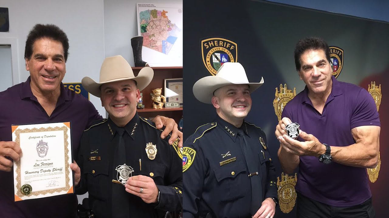 Lou 'The Incredible Hulk' Ferrigno Sworn In As Honorary Texas Deputy ...