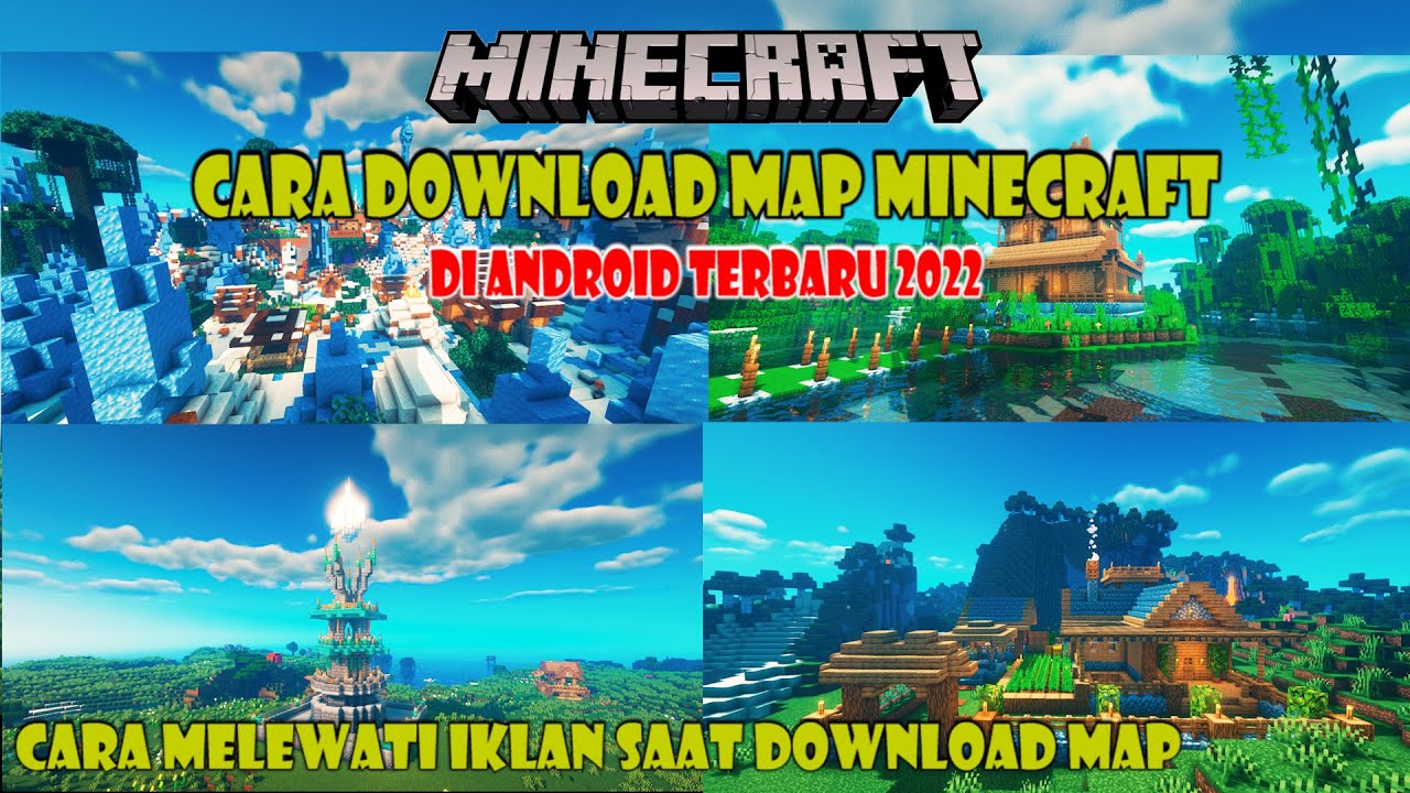 Tutorial Download MAP Minecraft terbaru - YouTube