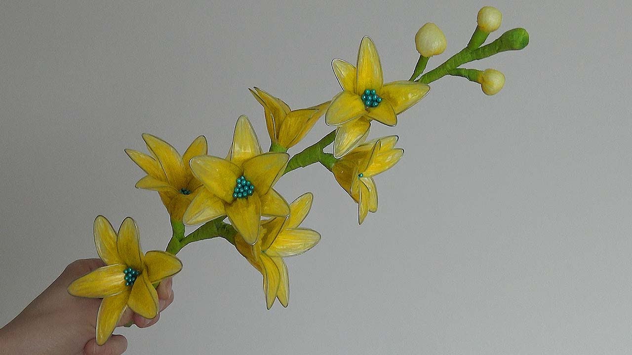 DIY Recycled Plastic Flowers | Easy Plastic Bag Crafts - YouTube