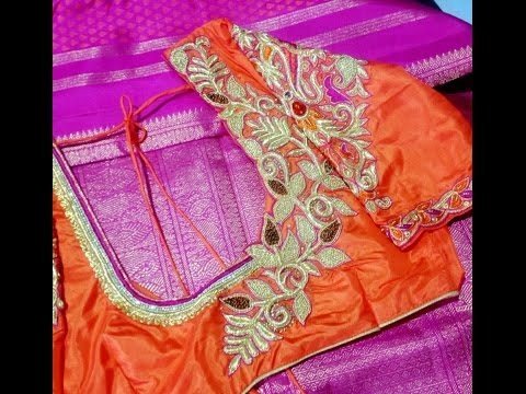 simple work blouses designs - YouTube