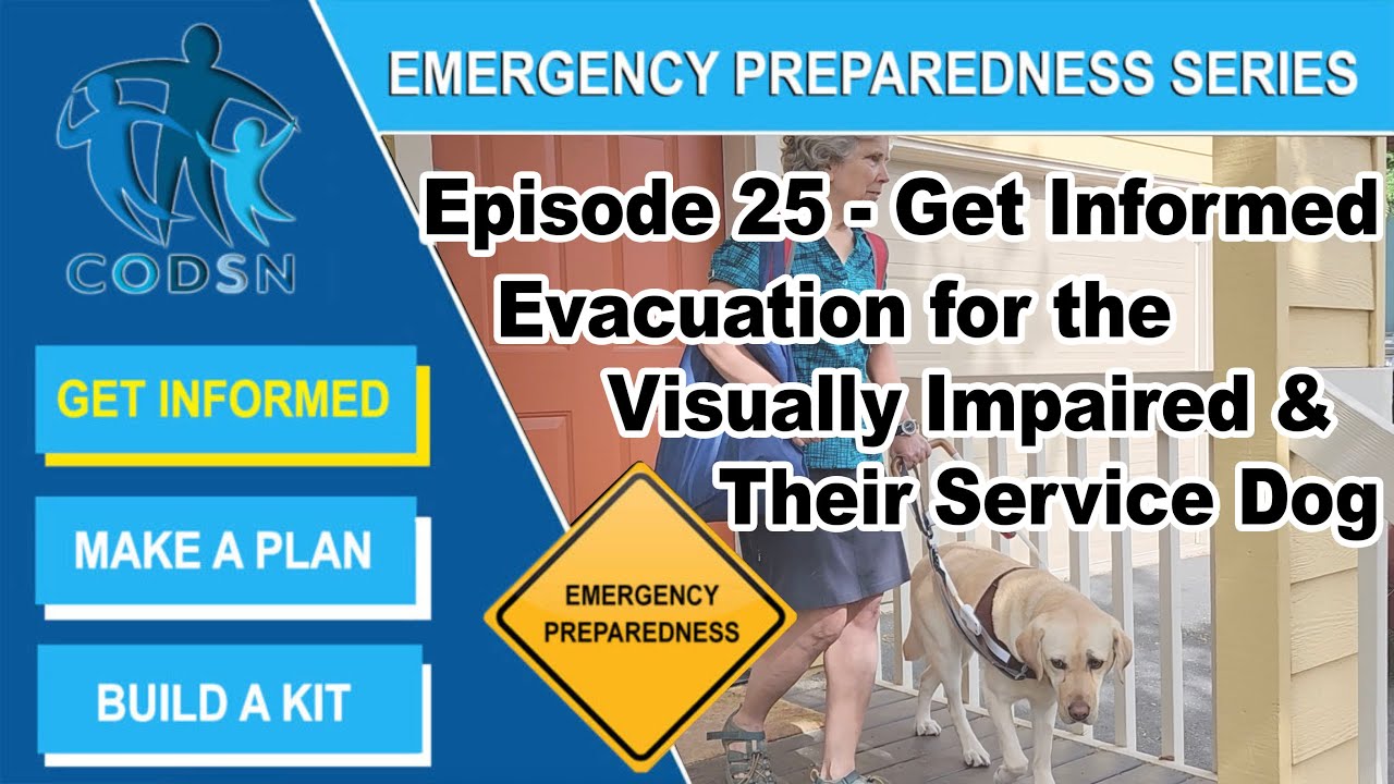 Emergency Evacuation for Visually Impaired Person with Service Dog ...
