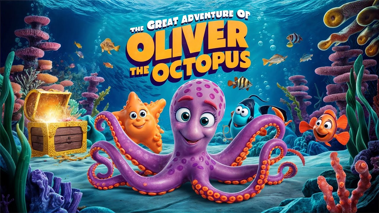 The Great Adventure of Oliver the Octopus | Wonderland Stories ...