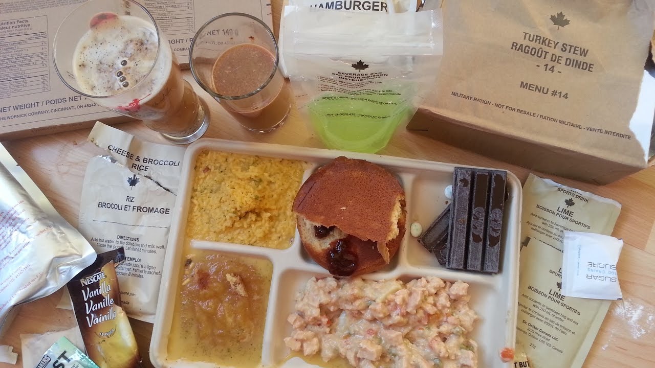 Canadian IMP/MRE Menu 14 Turkey Stew - YouTube