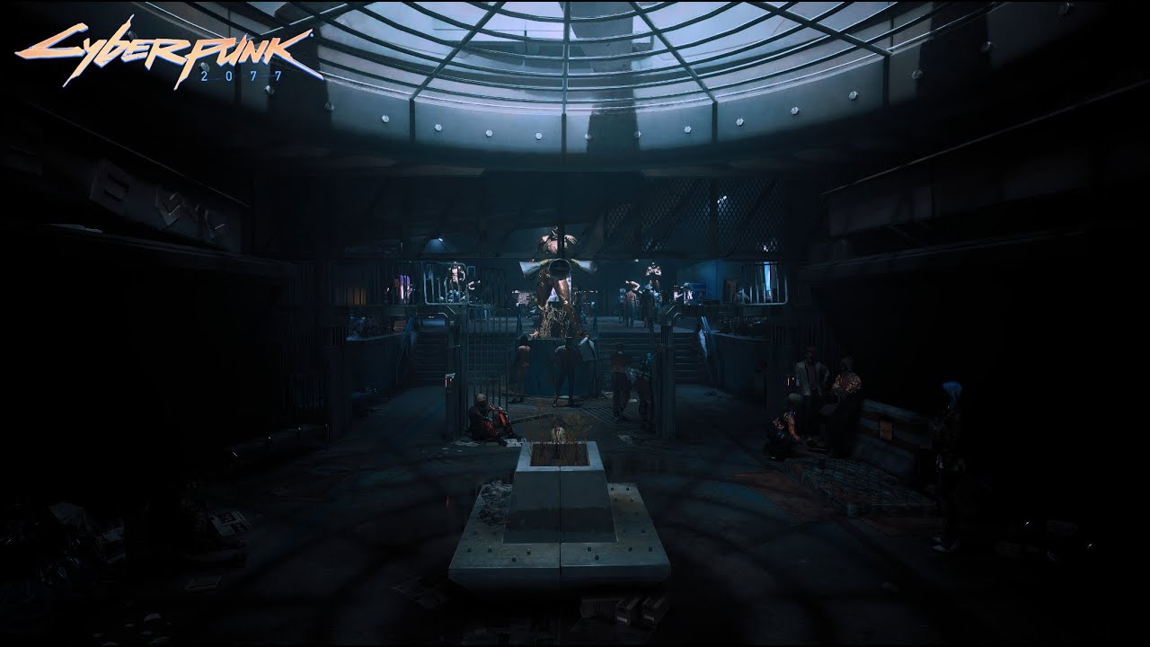 REAL Cyberpunk 2077 | Dogtown - EBM Petrochem Stadium Entrance - RTX ...