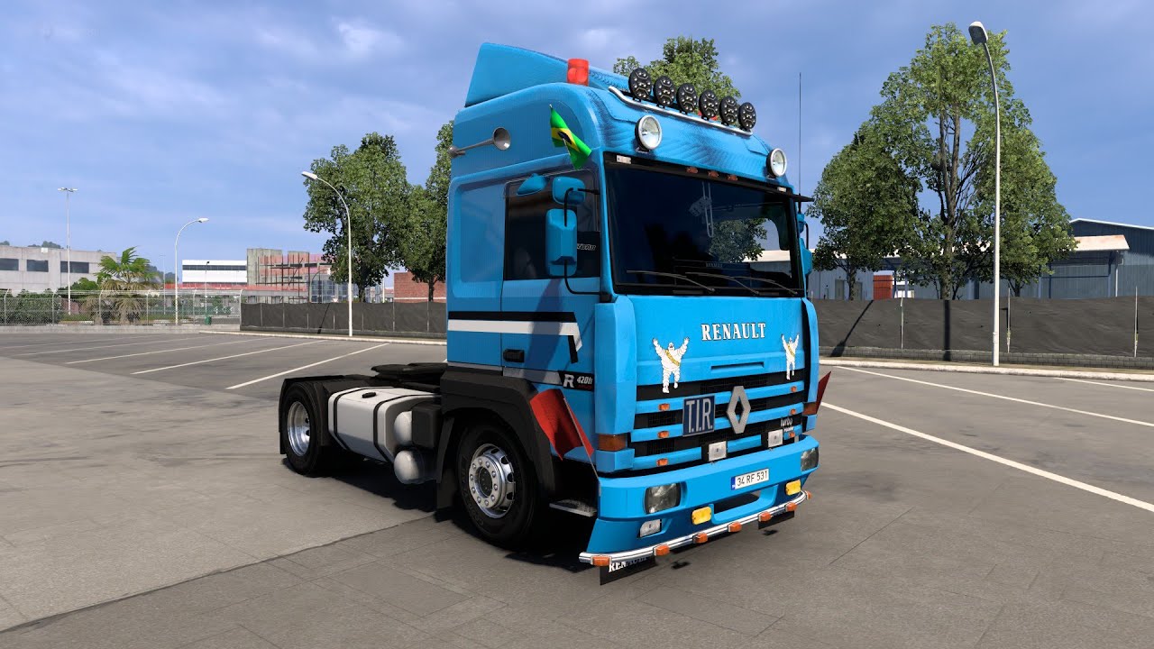 GKVFJX GAMING ETS2 NEW TRUCK MOD RENAULT R MAJOR 420 TI BY KNUCLEHEAD ...