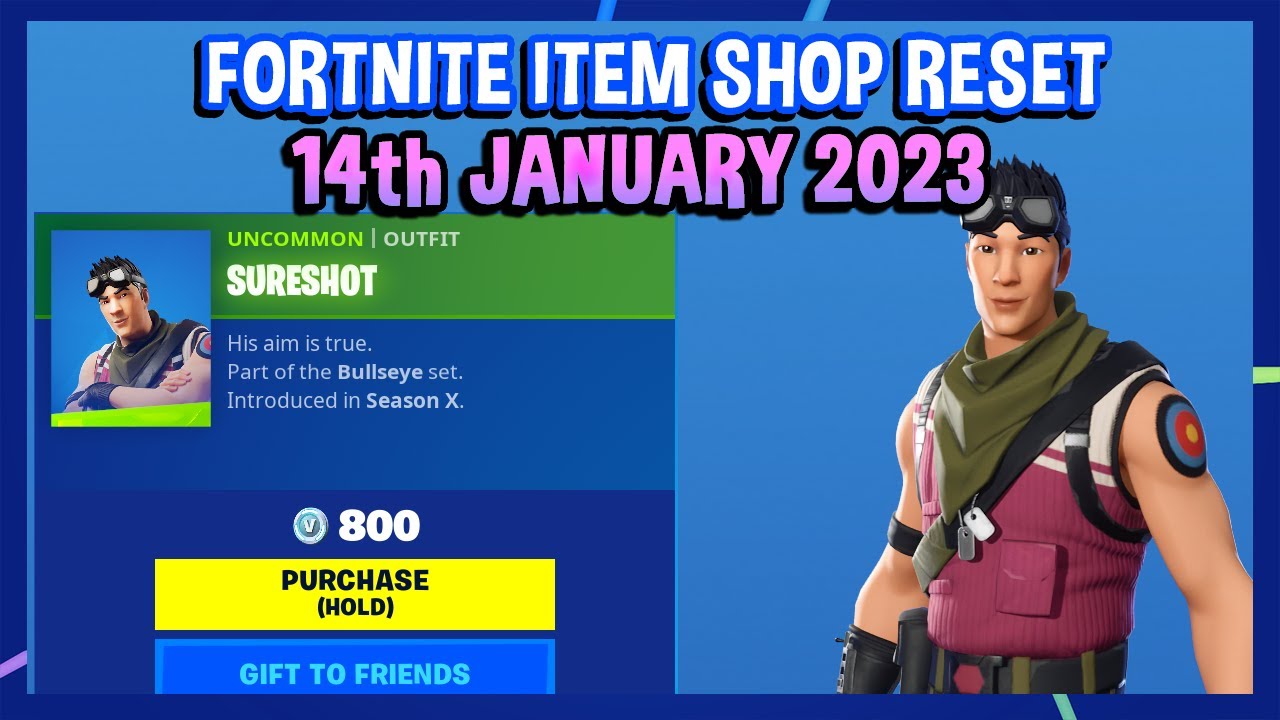 *RARE* SURESHOT OUTFIT IS BACK + *NEW* BUNDLE! (Fortnite Item Shop ...
