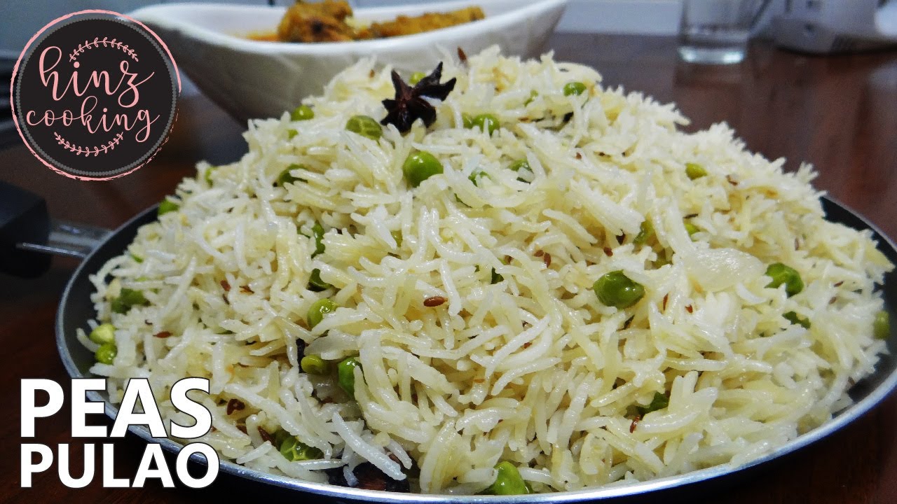 Peas Pulao | Delicious Matar Pulao Recipe | Easy Rice Recipe | Hinz ...