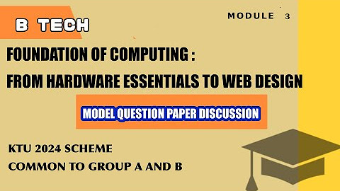 GXEST203_FOUNDATIONS OF COMPUTING - YouTube