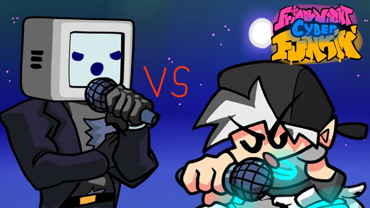 Friday Night Cyber Funkin VS week 1 (FNF Mod) - YouTube