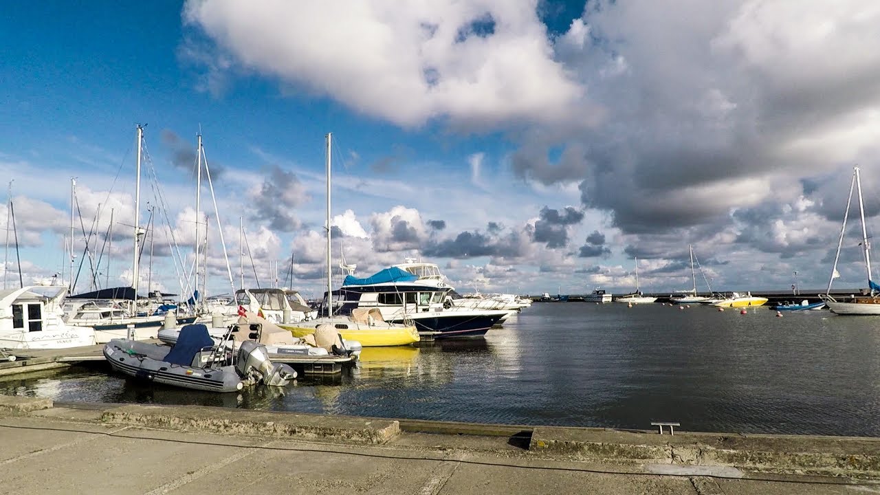 Nida, Lithuania. Walk Through the Town Centre and the Port - YouTube