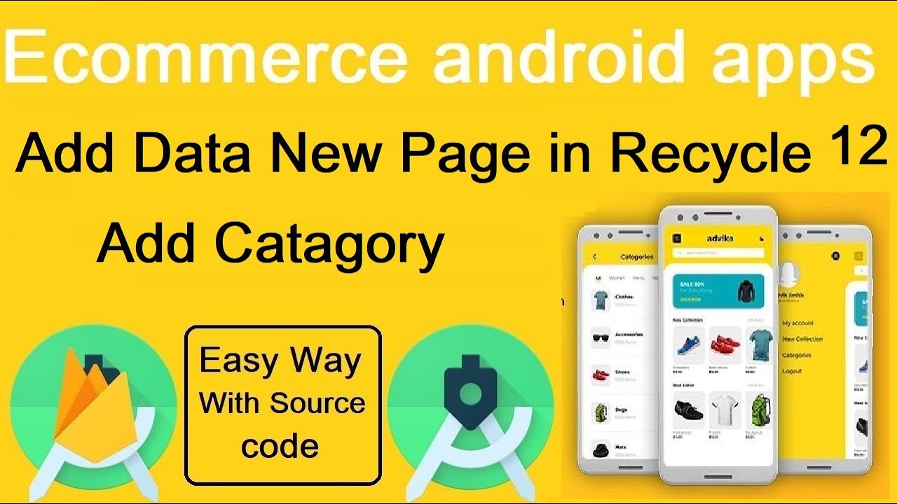 New Page data in catagory | eCommerce android app design in Android ...