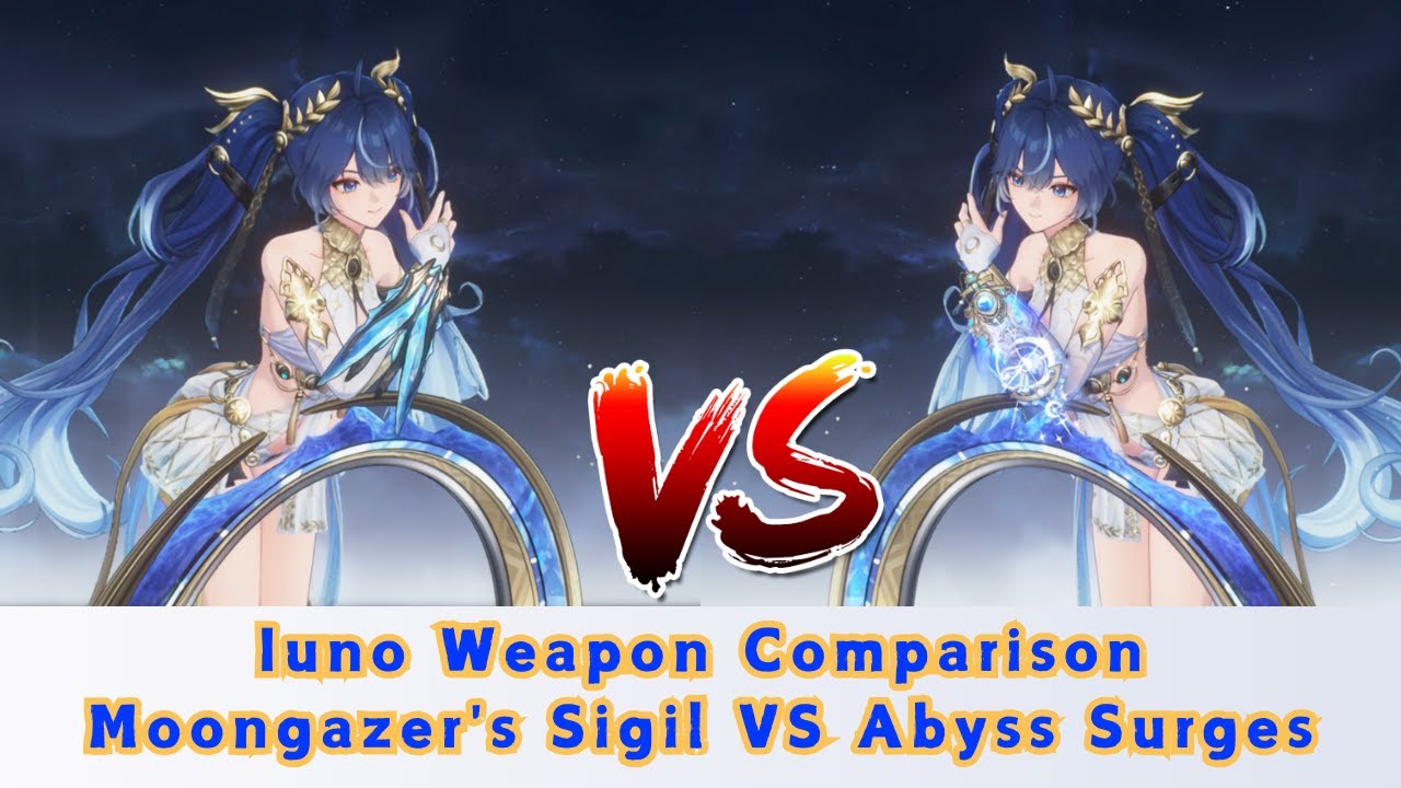 Iuno Weapon Comparison Moongazer's Sigil VS Abyss Surges Worth Pulling ...