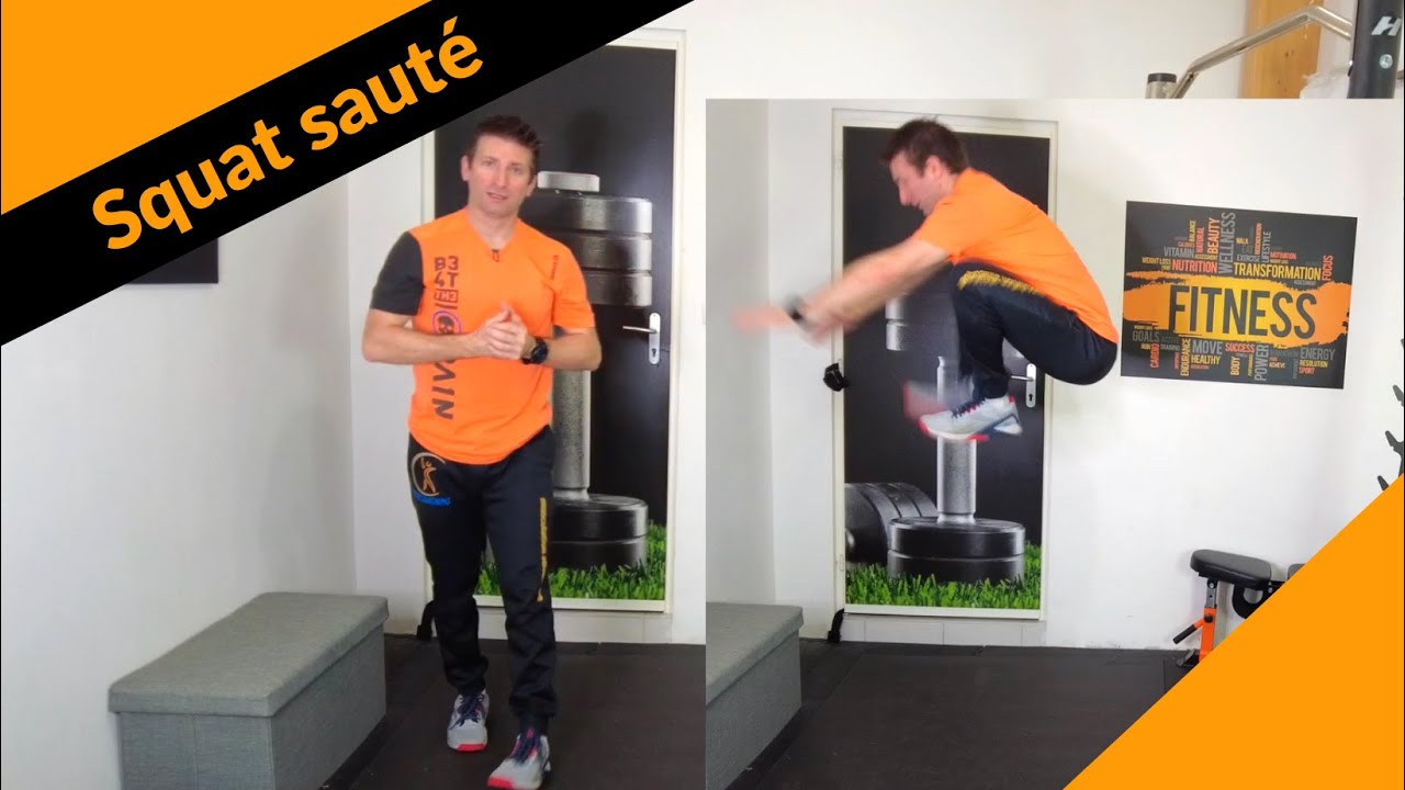 Réussir le squat sauté - YouTube