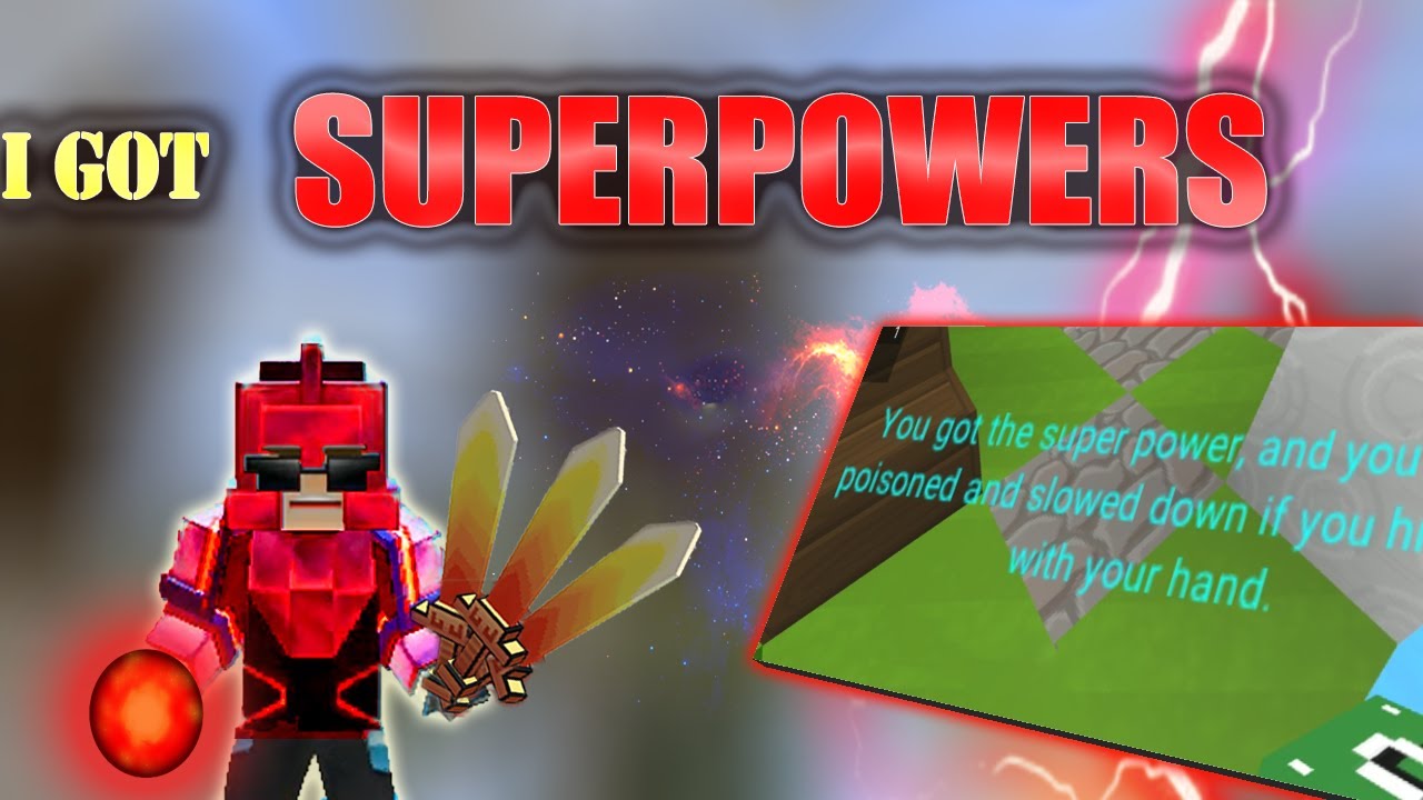 I GOT SUPERPOWER In Lucky Block Sky Wars | Blockman Go Gameplay ...