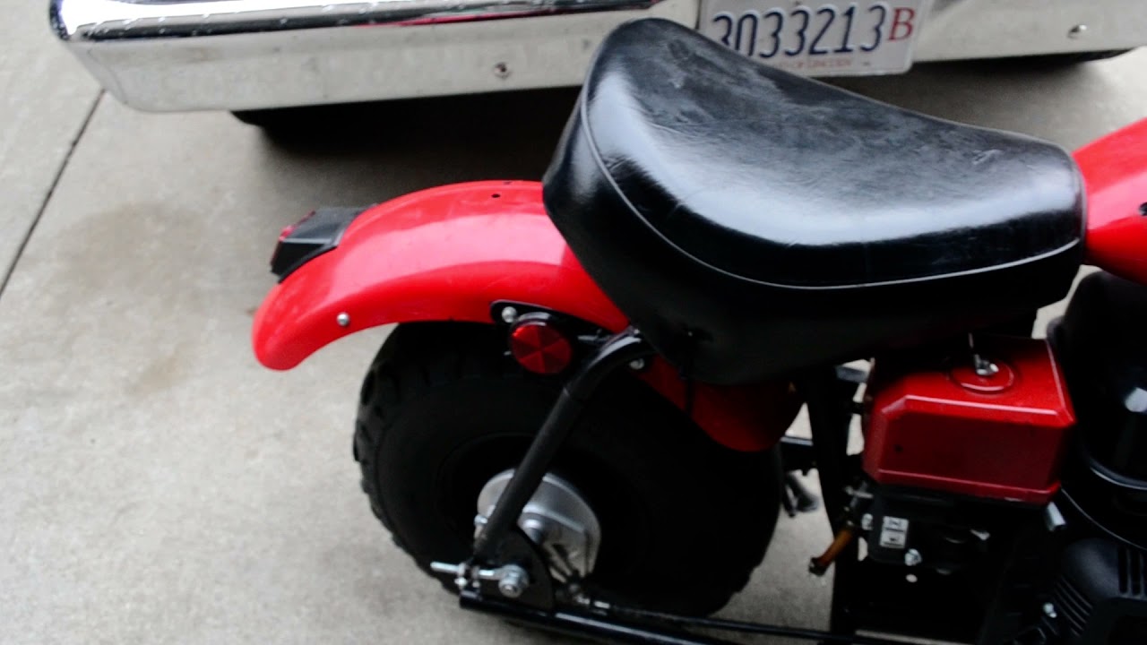 massimo mb200 200cc minibike review - YouTube