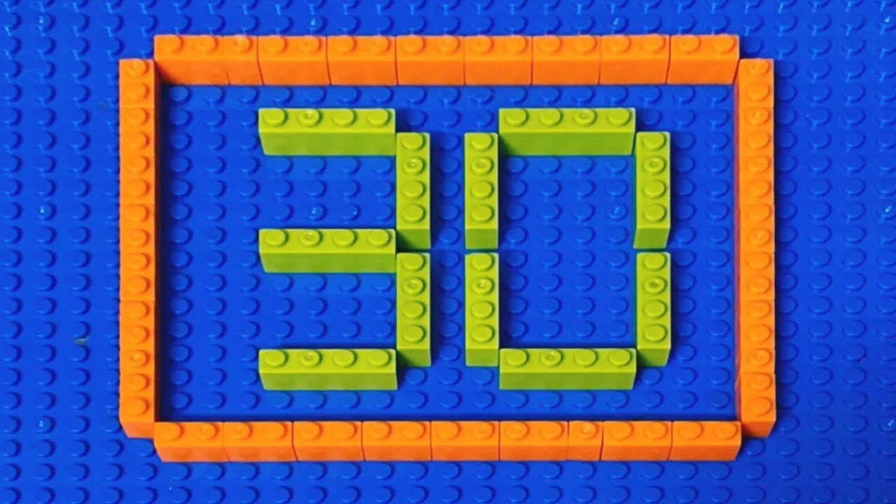 30 Second Countdown | COUNTDOWN From 30 to 0 | Lego Countdown - YouTube