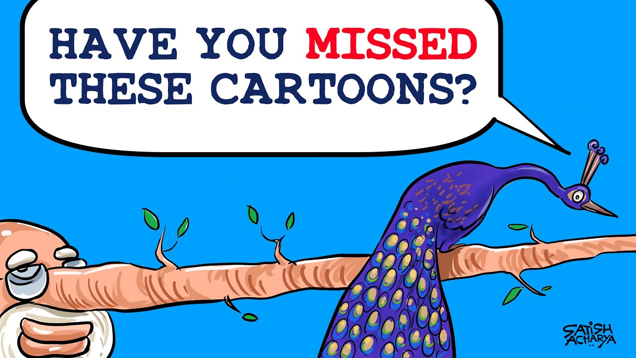 Editorial Cartoons on Indian Politics l Electoral Bonds l Elections ...