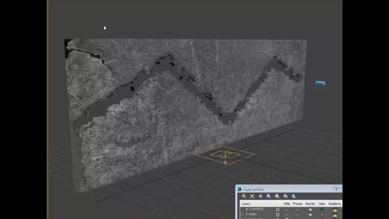 3ds max tutorial : metal tearing with bullets using particle flow - YouTube