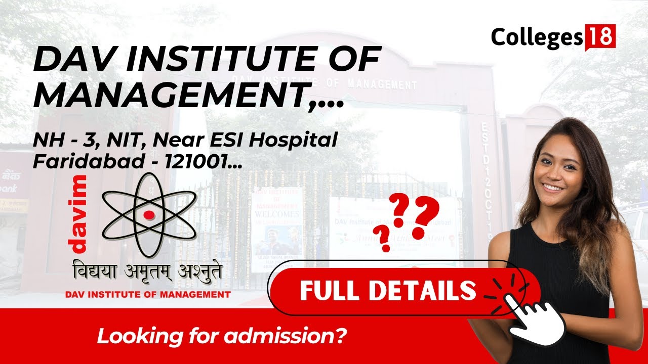 Exploring DAV Institute of Management, (DAVIM) Faridabad - YouTube