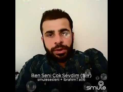 ben seni cok sevdim şiir
