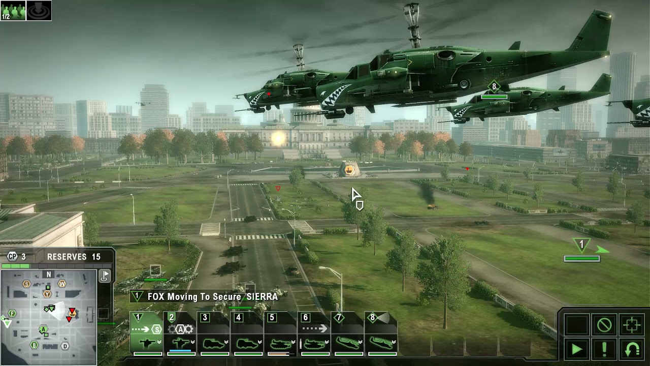 Tom Clancy's Endwar: Conquest: Washington D.C, Russia VS. U.S.A - YouTube